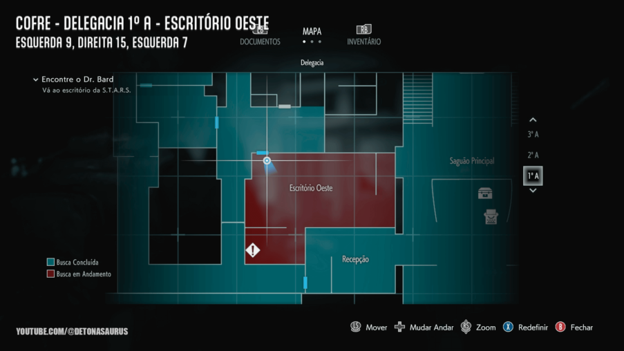 Resident Evil 3 - Guia - Senhas dos Cofres e Armários